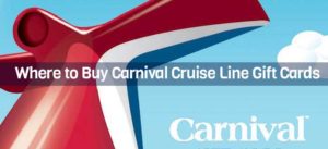 Where to Buy Carnival Cruise Line Gift Cards In-Store and Online